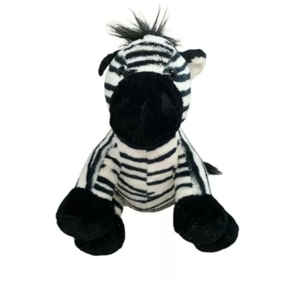 teddy Mountain | Toys | Teddy Mountain Zebra Plush 8 Sitting Stuffed ...